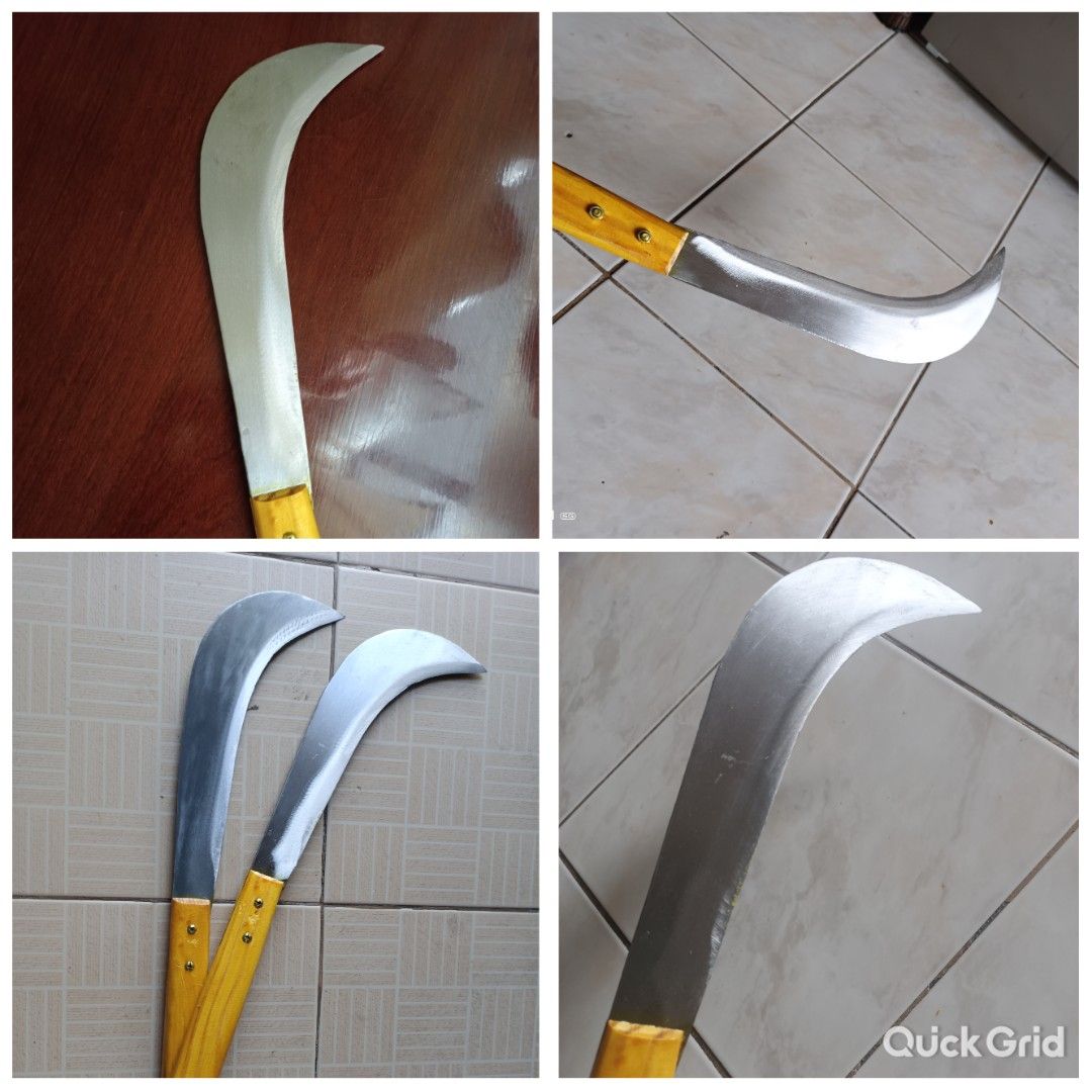 Halabas / Sickle Pang Gapas ng Damo Wooden Handle, Furniture & Home ...