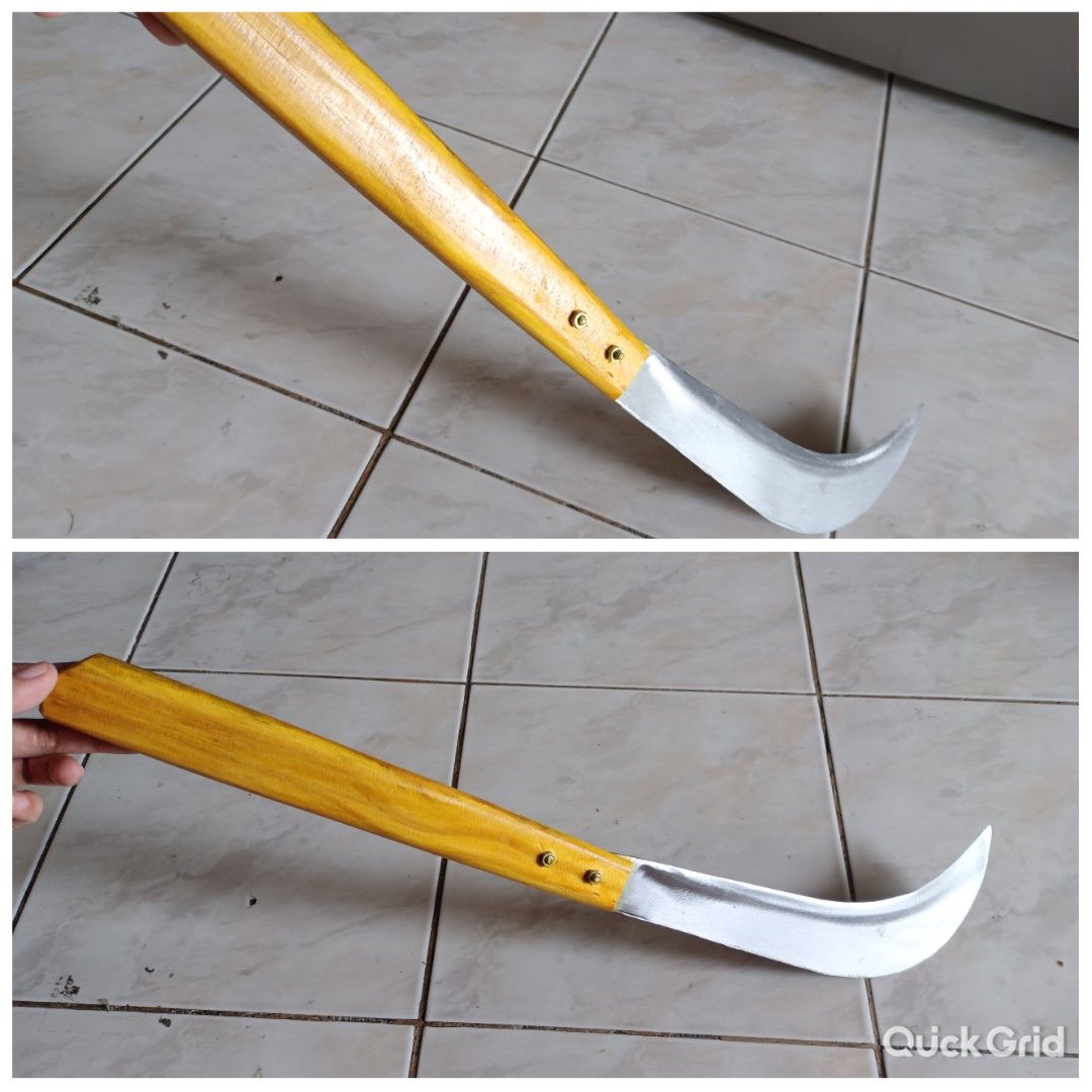 Halabas / Sickle Pang Gapas ng Damo Wooden Handle, Furniture & Home ...