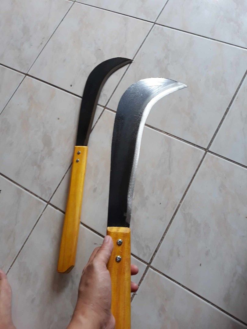 Halabas / Sickle Pang Gapas ng Damo Wooden Handle, Furniture & Home ...