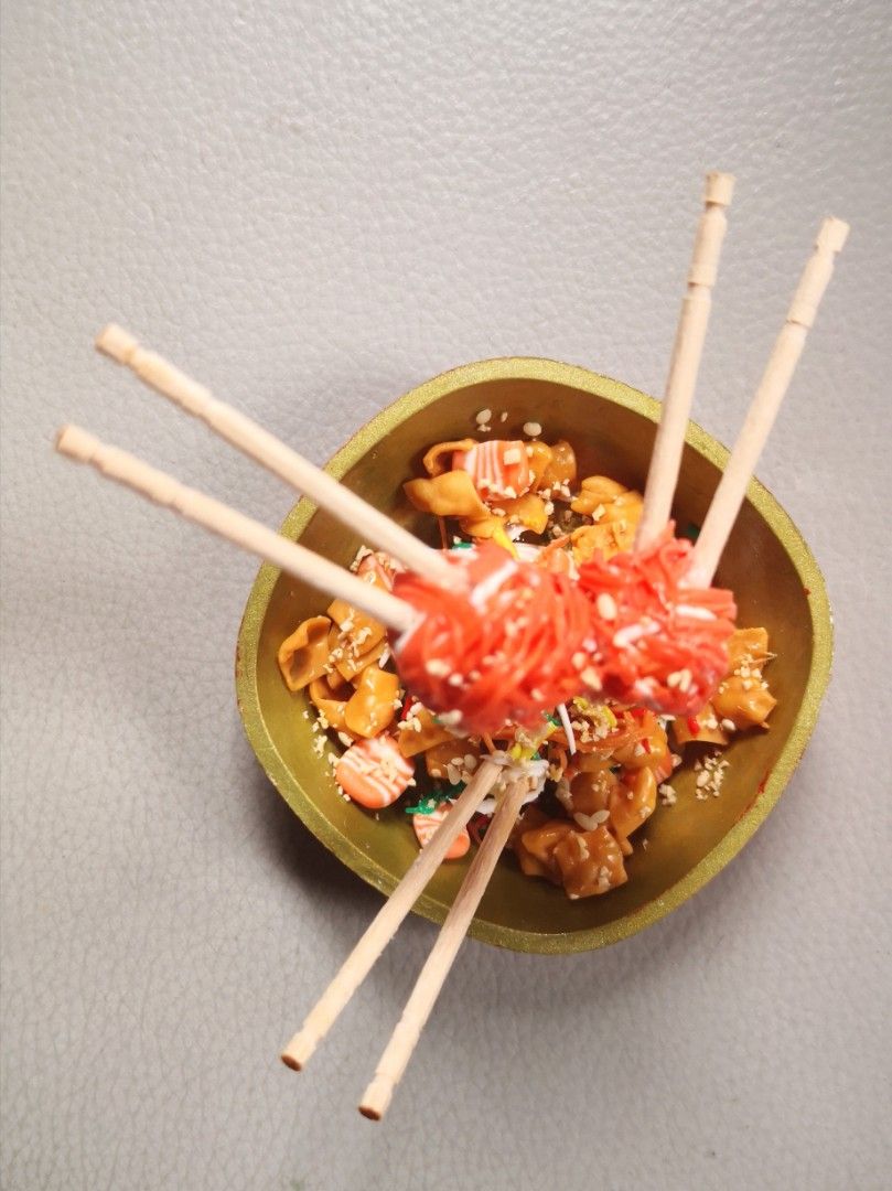 Handmade Miniature CNY Yusheng Lohei, huat ah!, Hobbies & Toys ...