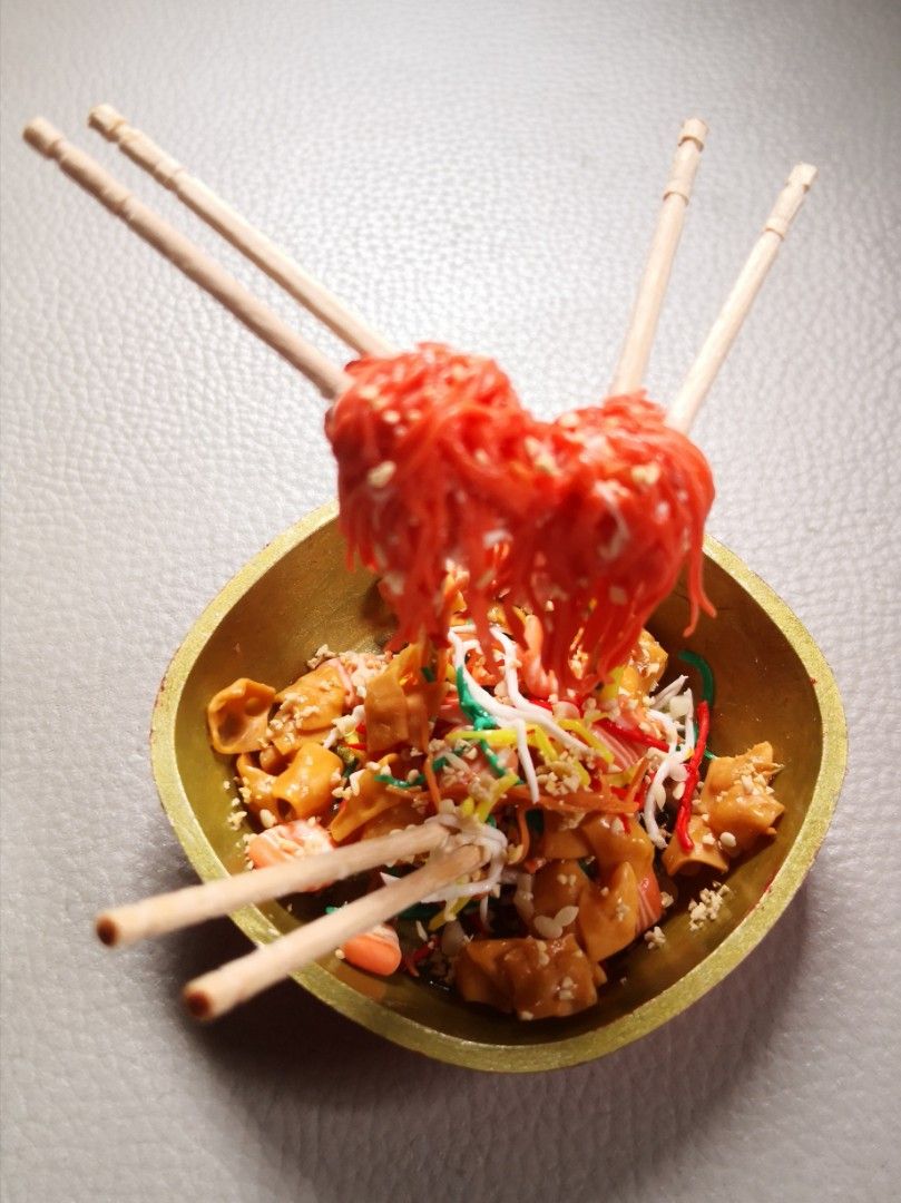 Handmade Miniature CNY Yusheng Lohei, huat ah!, Hobbies & Toys ...