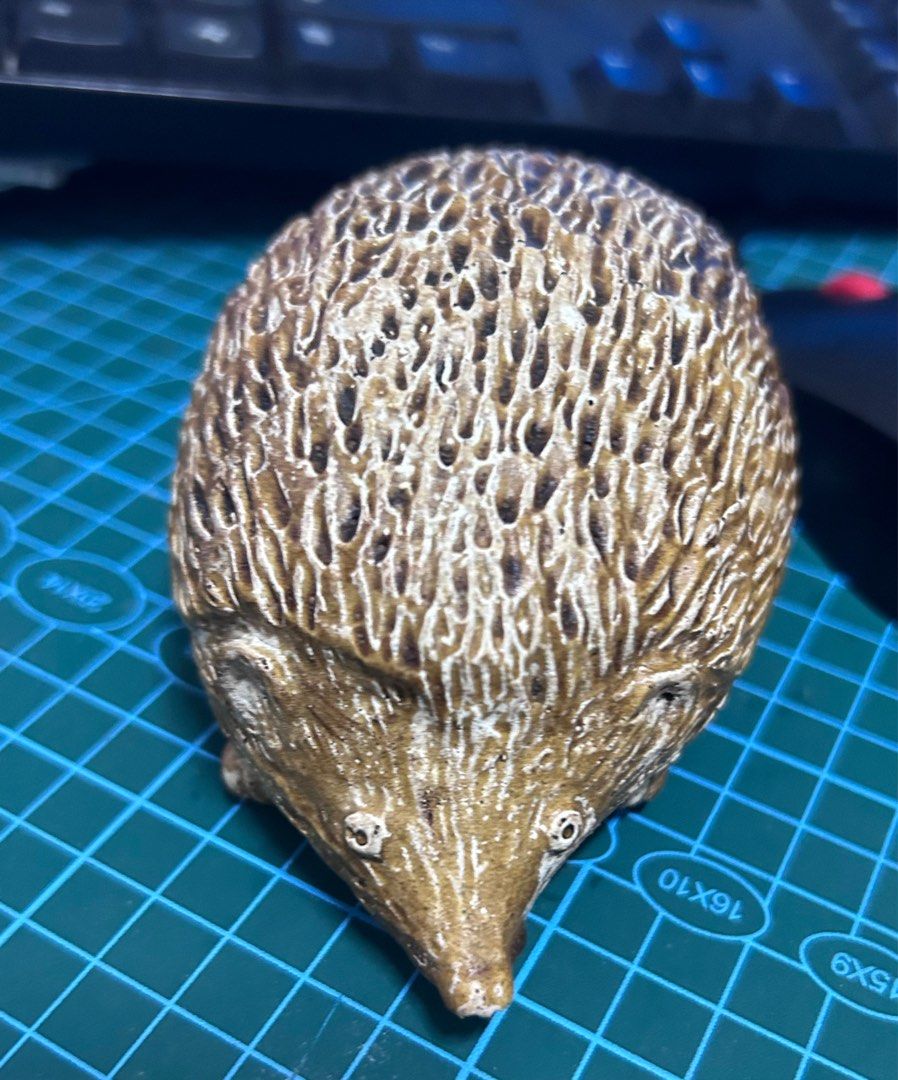 Hedgehog hamster carved stone deco, Pet Supplies, Homes & Other Pet ...