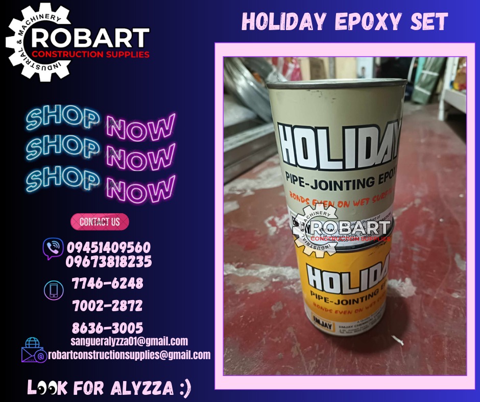 HOLIDAY EPOXY SET, Commercial & Industrial, Construction Tools ...