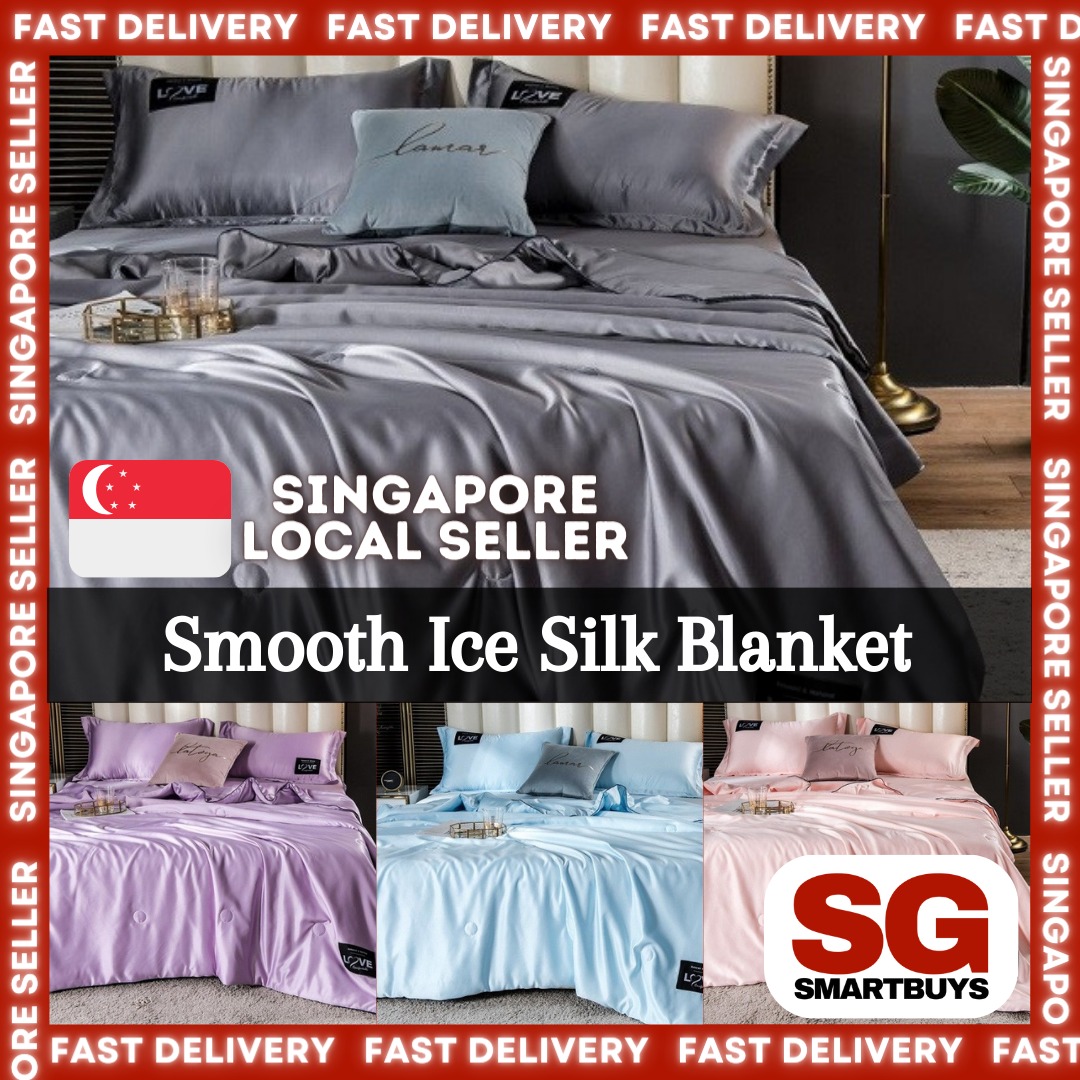 Ice Silk Blankets, Furniture & Home Living, Bedding & Towels on Carousell