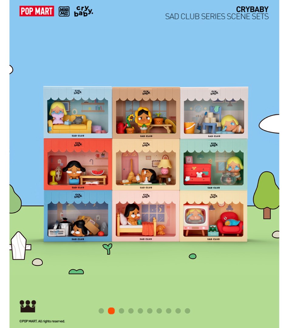 [Individual or sealed full case] Authentic Popmart Crybaby Cry Baby ...