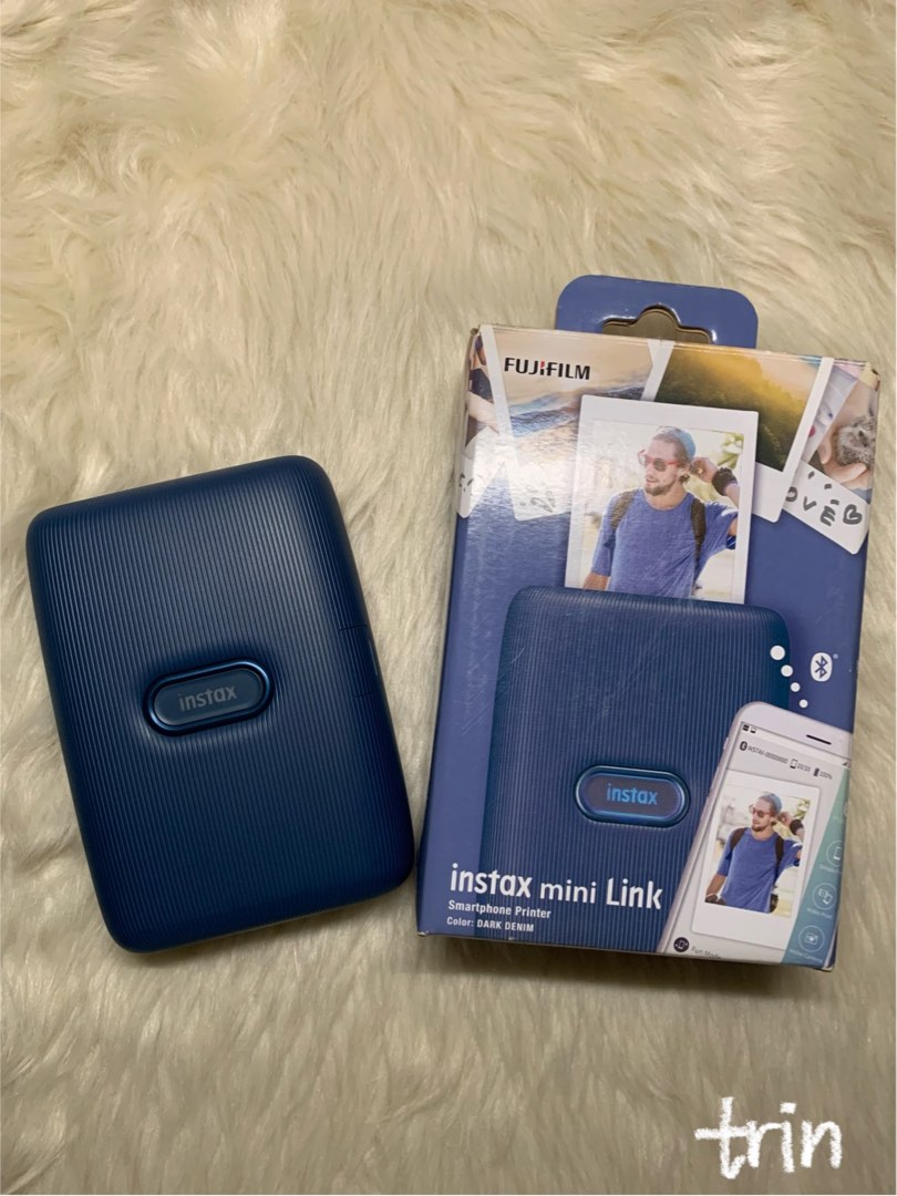 instax mini link printer (dark denim), Computers & Tech, Printers ...