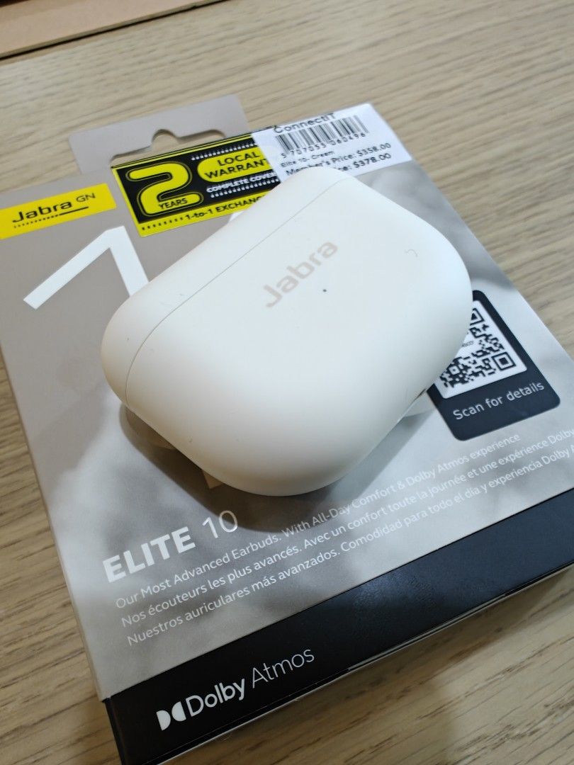 Jabra Elite 10 (Cream), Audio, Earphones on Carousell