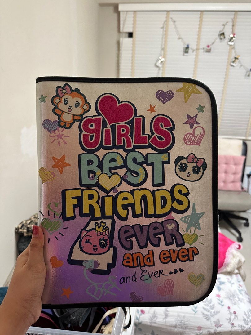 KIDS FILE BAG GIRLS, Hobbies & Toys, Stationery & Craft, Stationery ...