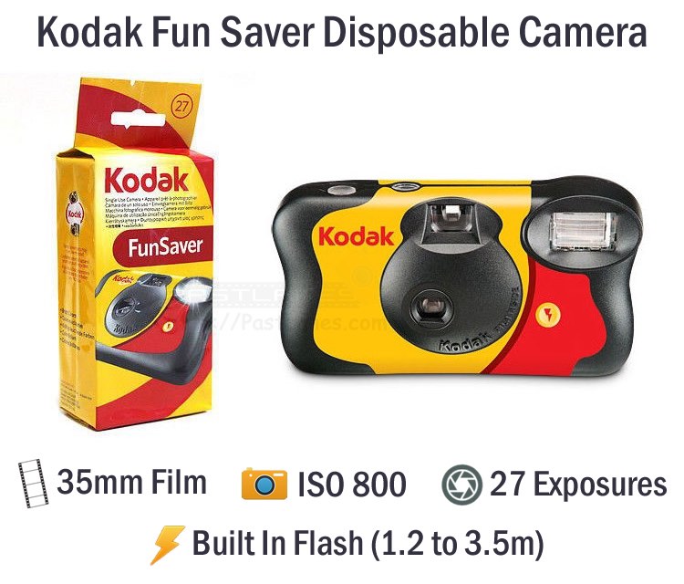 Kodak disposable camera, Photography, Cameras on Carousell