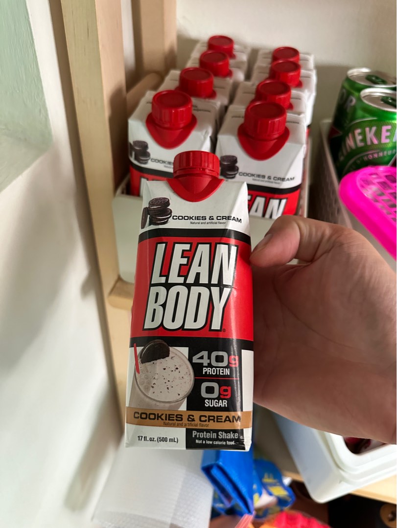 LEAN BODY - Cookies and Cream 250ML x11 (24 May 2024), Food & Drinks ...