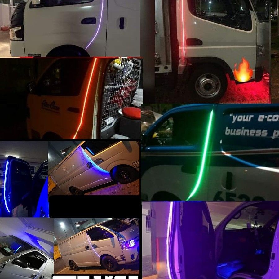Led door panel lighting for van and lorry, Car Accessories, Accessories ...