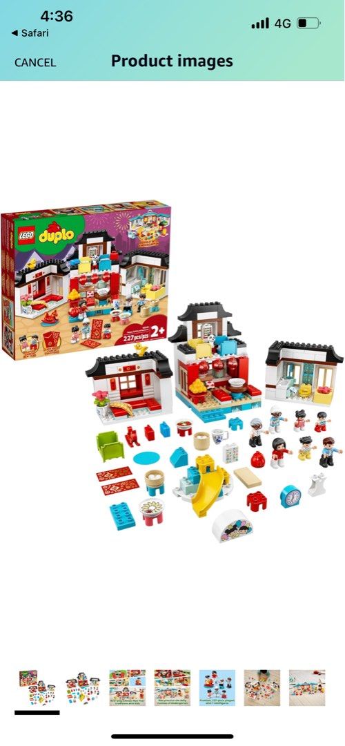 Lego 10943 Duplo DUPLO Town Happy Childhood Moments 10943 Family House ...