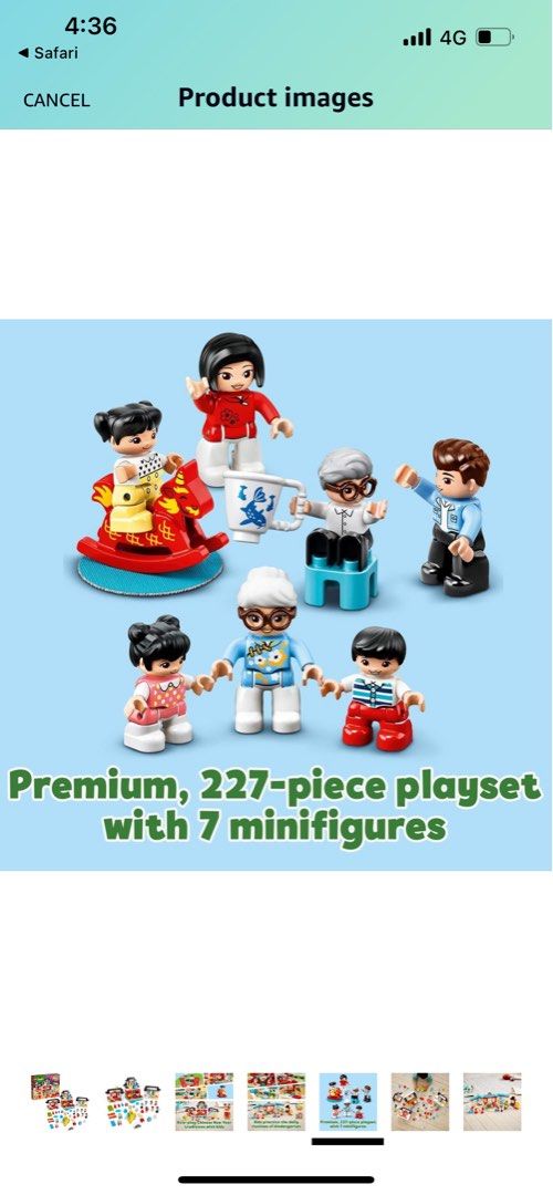 Lego 10943 Duplo DUPLO Town Happy Childhood Moments 10943 Family House ...