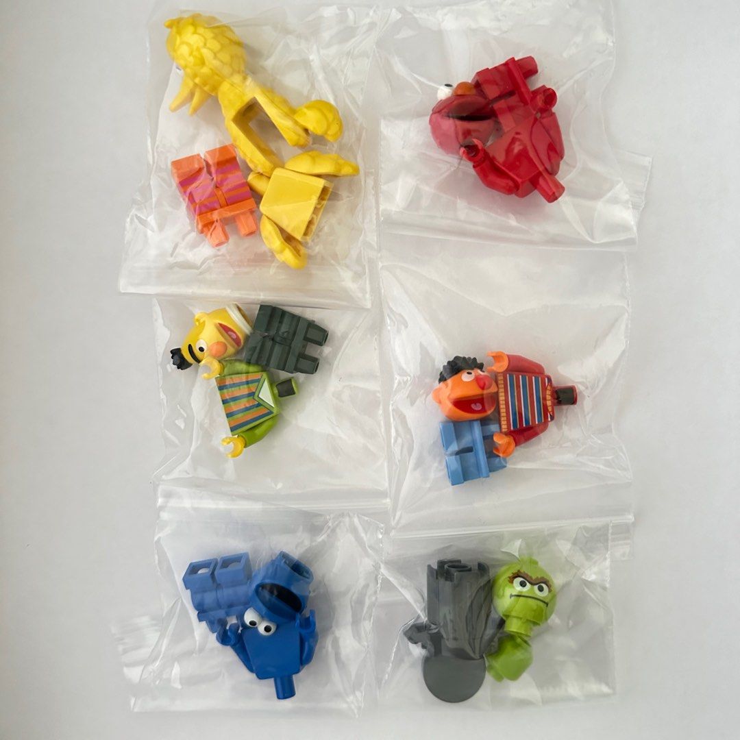 LEGO 21324 Sesame Street Minifigs Only| IDEA073 Big Bird. IDEA074 Elmo ...