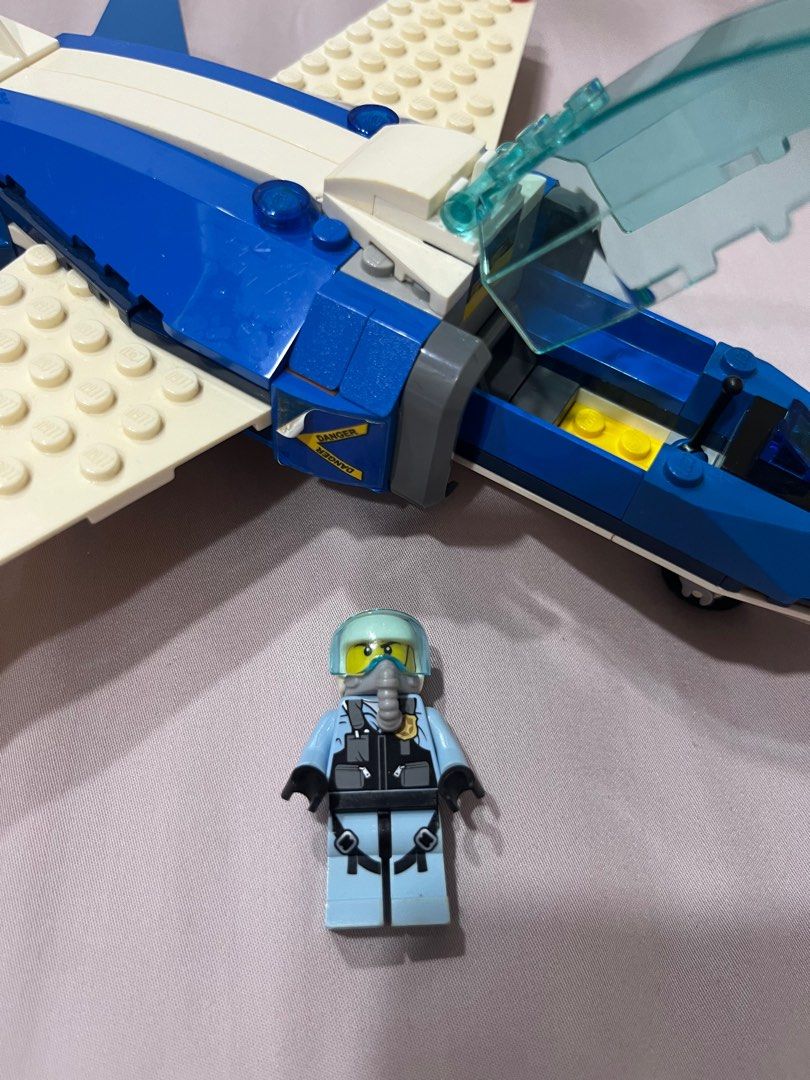 Lego police fighter jet plane, Hobbies & Toys, Toys & Games on Carousell