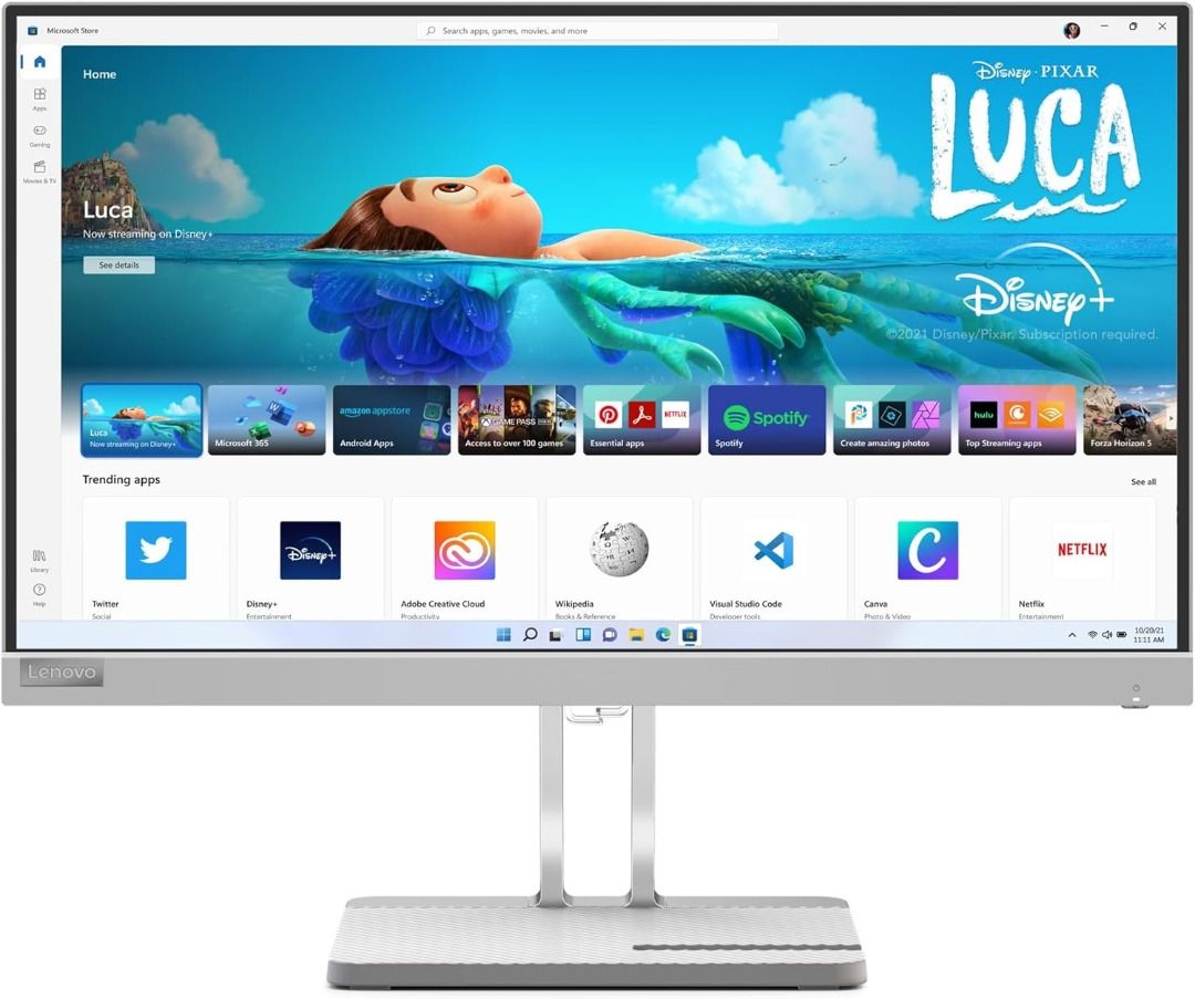 Lenovo L22e-40 Monitor - 21.45 inch FHD (1920 x 1080) 4ms 75Hz VA Panel ...