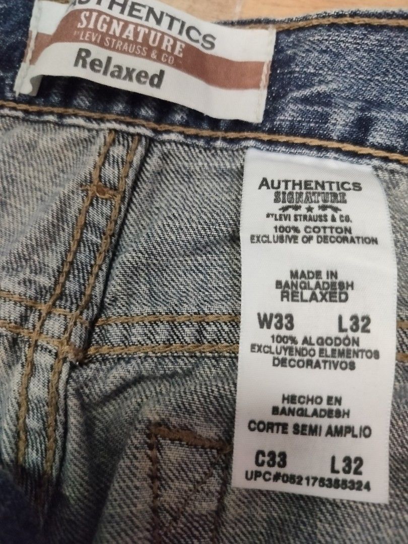 LEVI'S AUTHENTICS SIGNATURE RELAXED DENIM PANTS | LEVIS DENIM PANTS ...