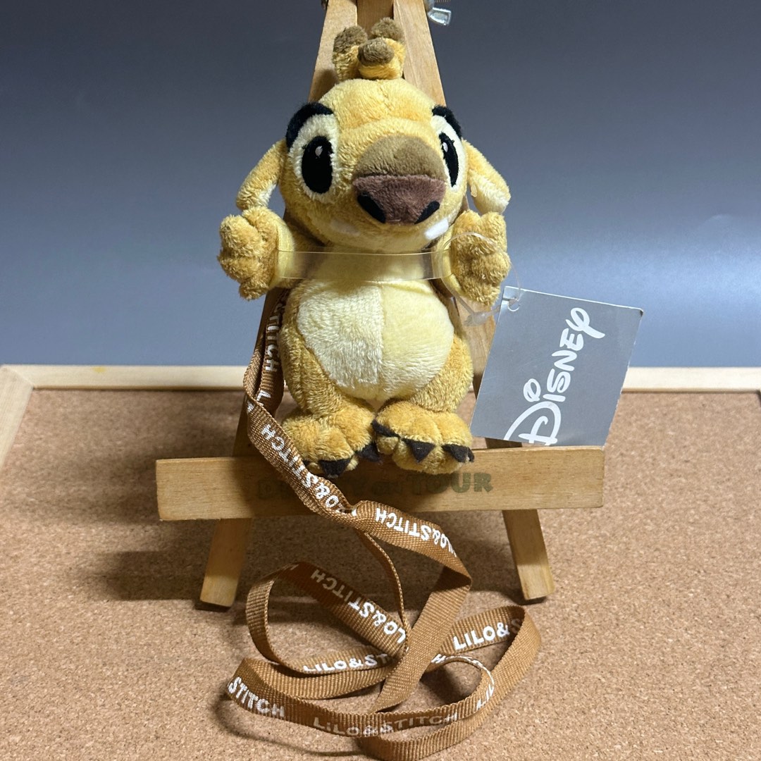 RARE Lilo & Stitch Reuben Mini Plush Strap with ID Lace 10-11cm - Php ...