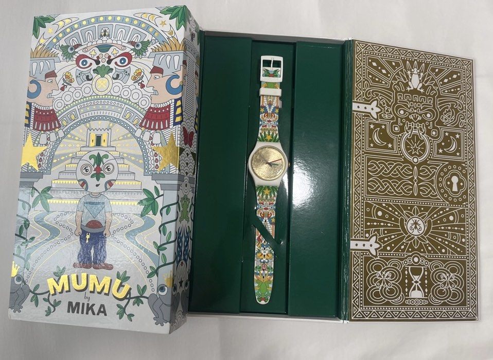 Limited Edition Swatch Mumu by Mika, Luxury, Watches on Carousell
