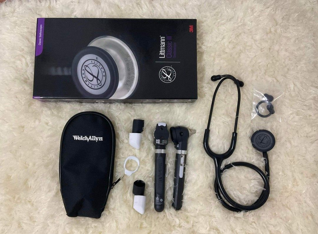 Littman Classic III and Welch Allyn Ophthalmoscope and Otoscope, Health ...