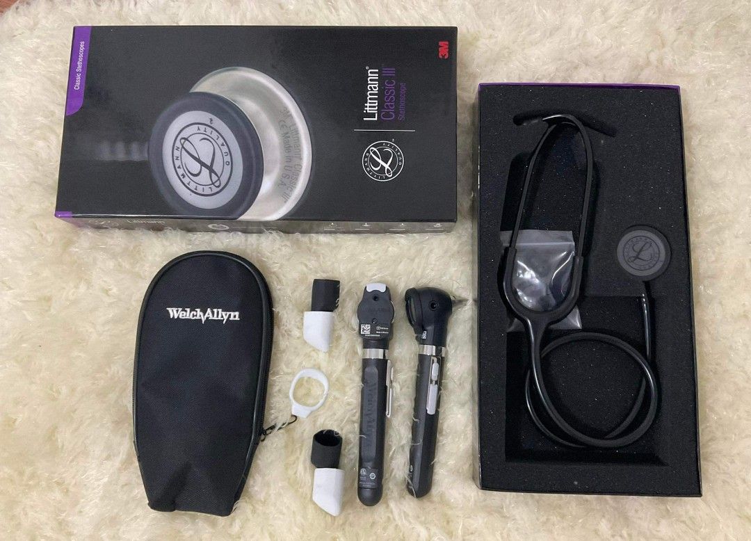 Littman Classic III and Welch Allyn Ophthalmoscope and Otoscope, Health ...