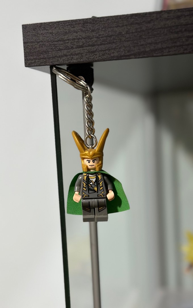 Loki LEGO keychain, Hobbies & Toys, Toys & Games on Carousell