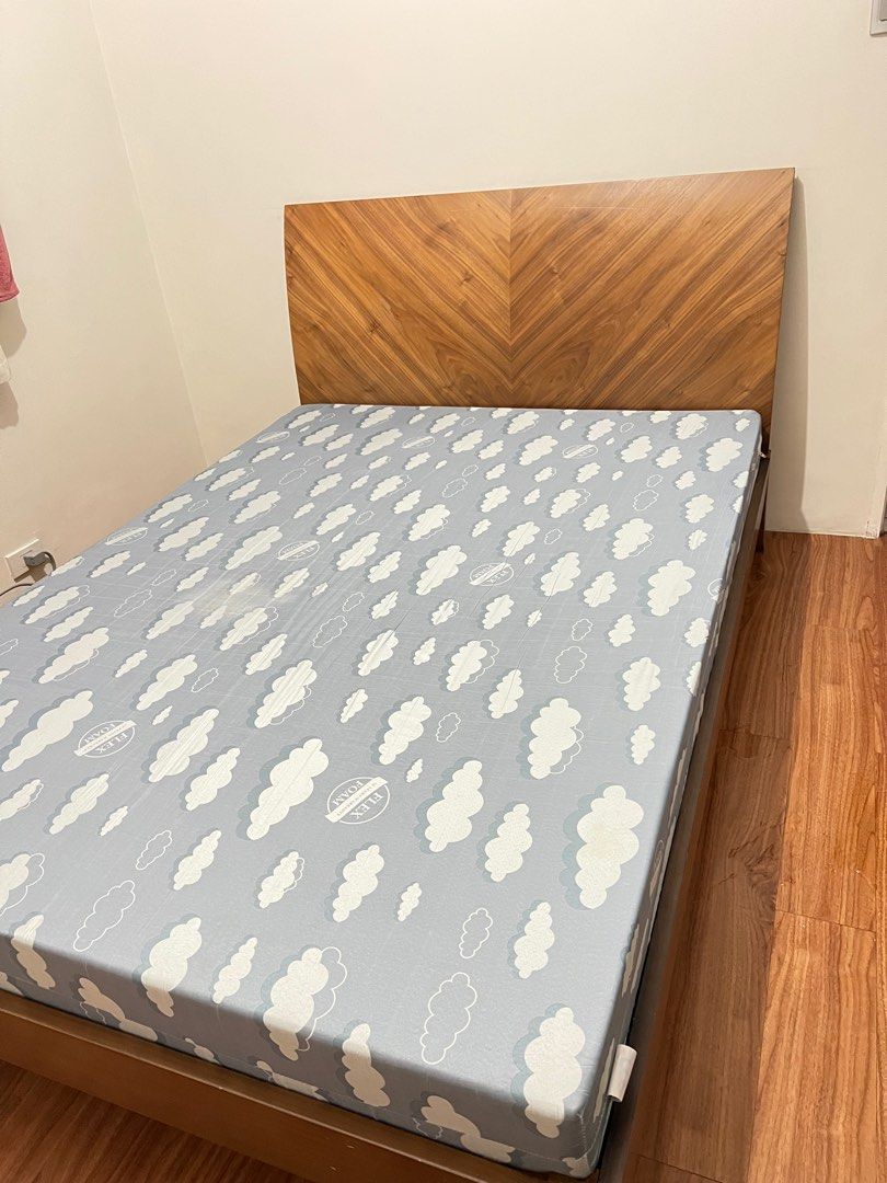 Mandaue Foam Bed Frame and Mattress, Furniture & Home Living, Furniture ...
