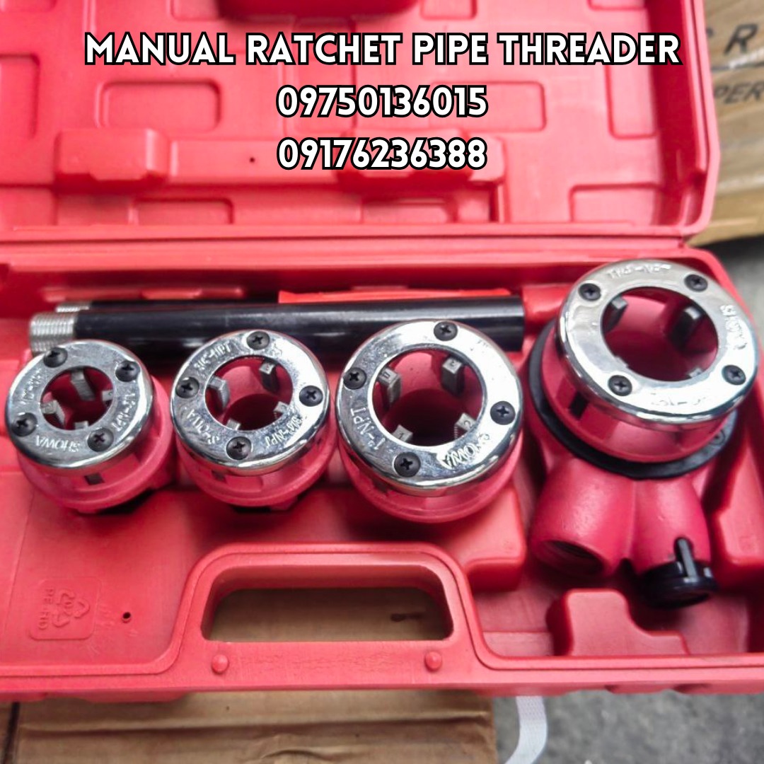 Manual Ratchet Pipe Threader, Commercial & Industrial, Industrial Equipment on Carousell