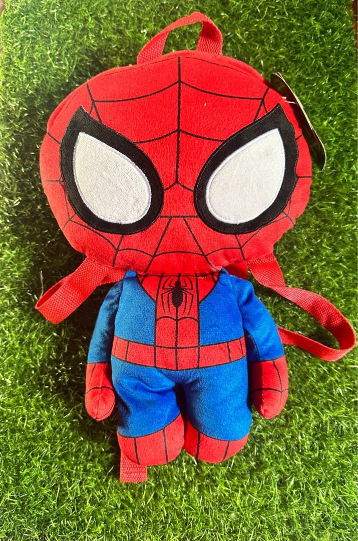 Marvel Spider Man Kiddie Plush Backpack, Hobbies & Toys, Toys & Games ...