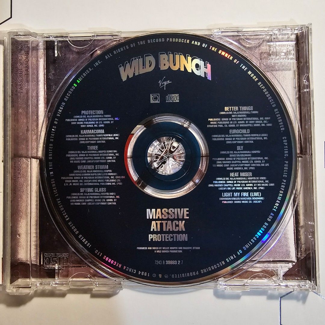 Massive Attack - Protection - CD Mint, Hobbies & Toys, Music & Media ...