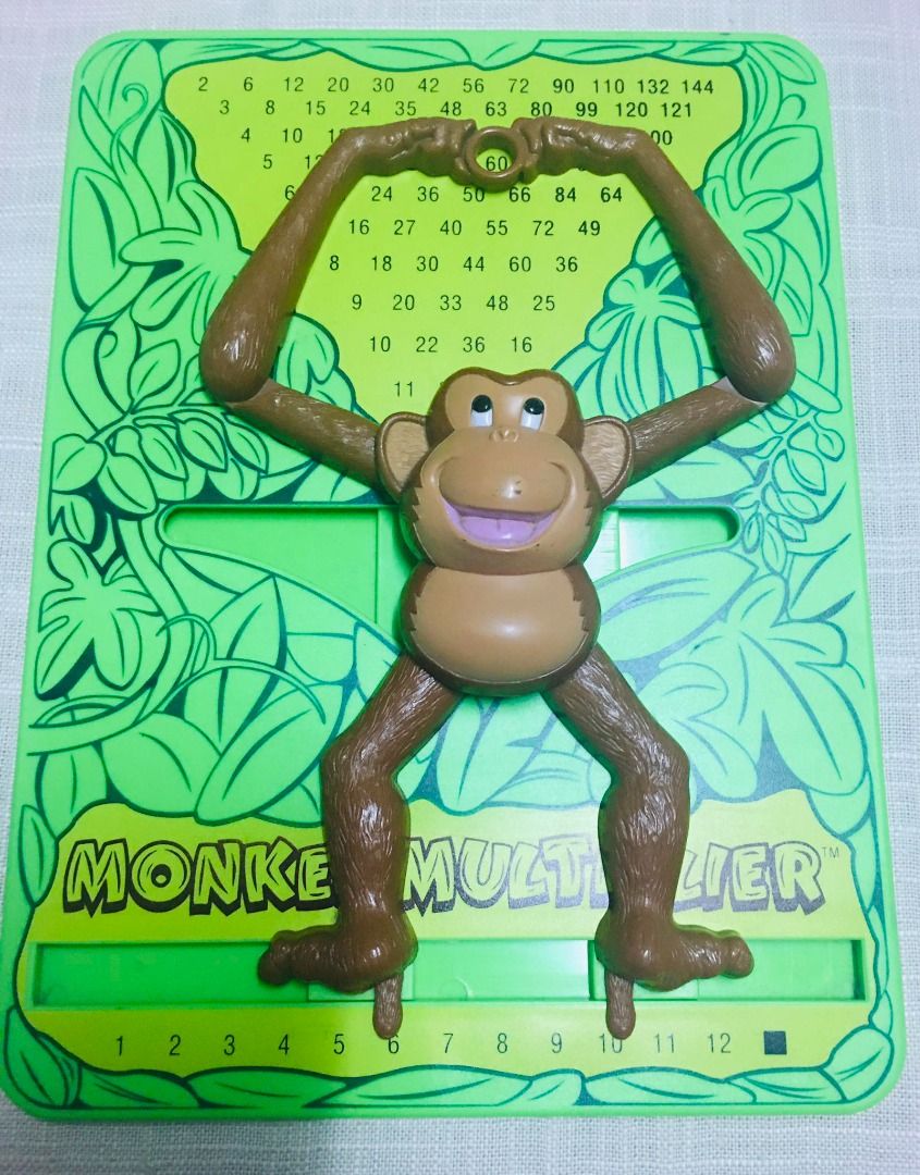 Math Monkey Multiplier Toy With Beginner's Wipe-Clean Addition ...