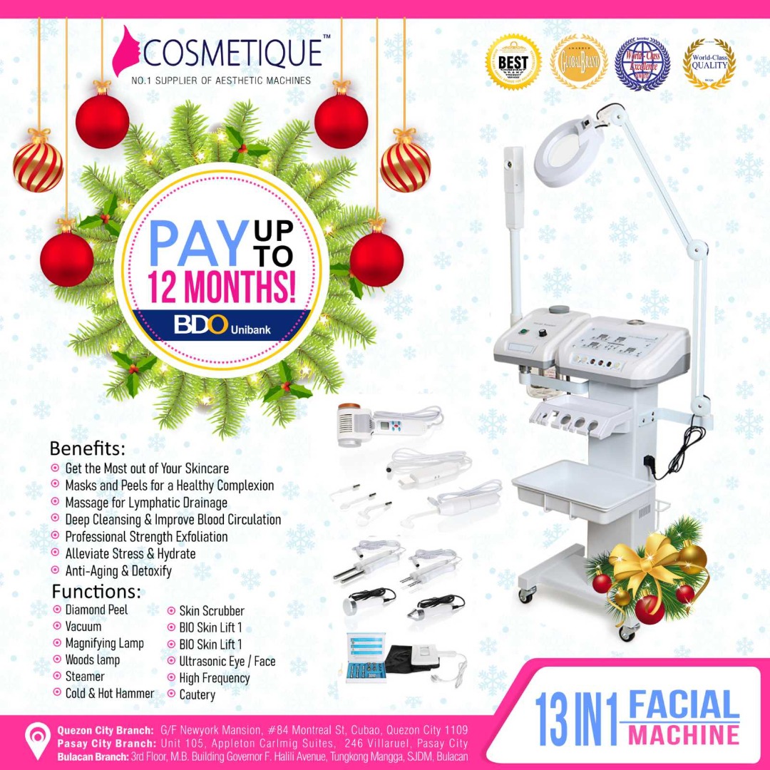 maw 1313A 13in1 Facial machine, Beauty & Personal Care, Face, Face Care ...