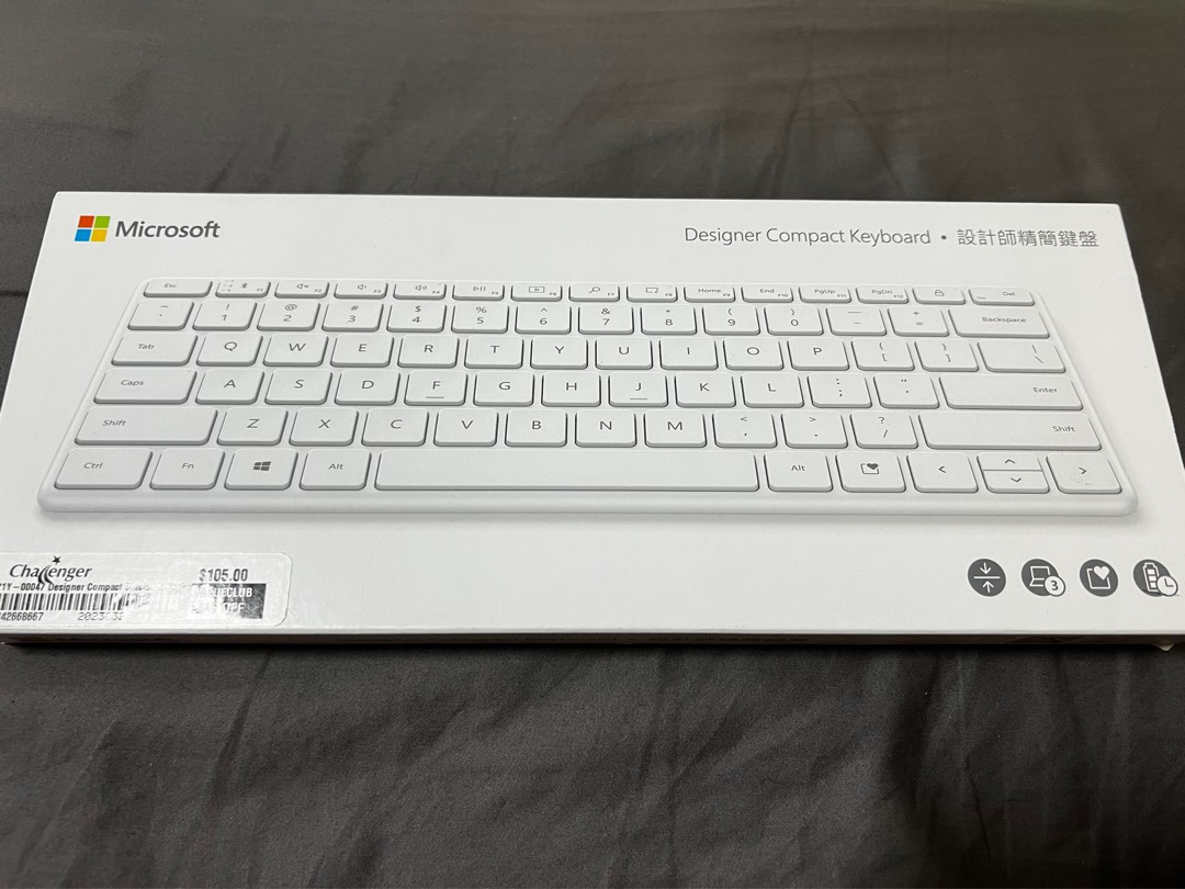Microsoft Designer Compact Bluetooth Keyboard, Computers & Tech, Parts ...