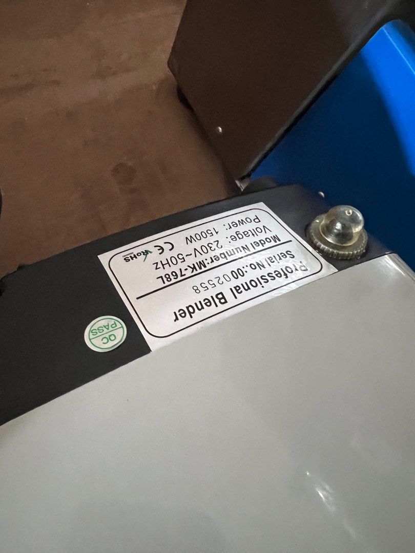 Mika Commercial Professional Blender, TV & Home Appliances, Kitchen ...