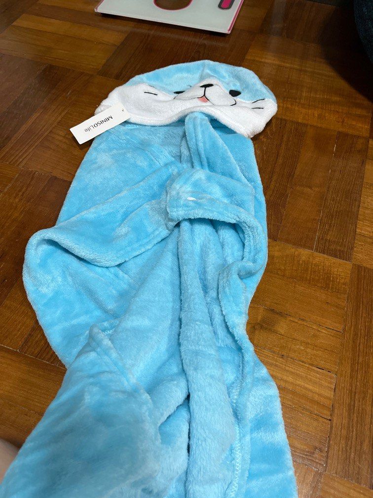 Miniso BNWT bath robe/bath towel, Babies & Kids, Bathing & Changing ...