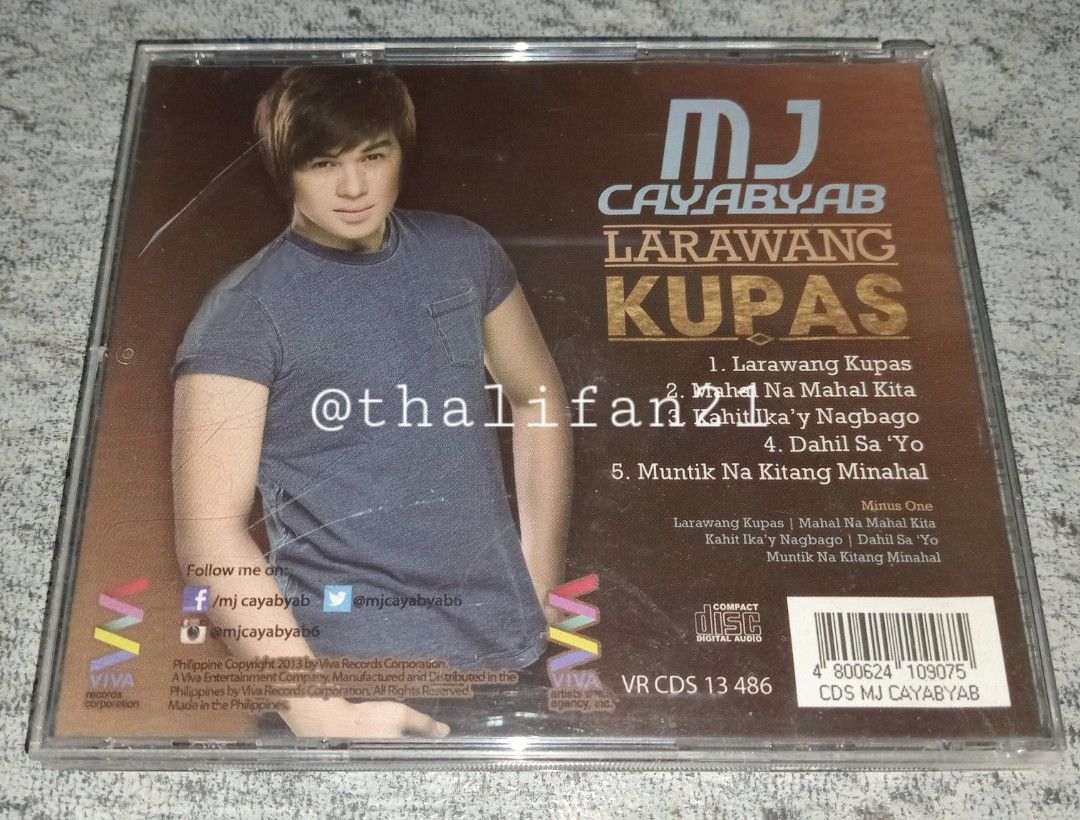 MJ CAYABYAB - LARAWANG KUPAS, Hobbies & Toys, Music & Media, CDs & DVDs on Carousell