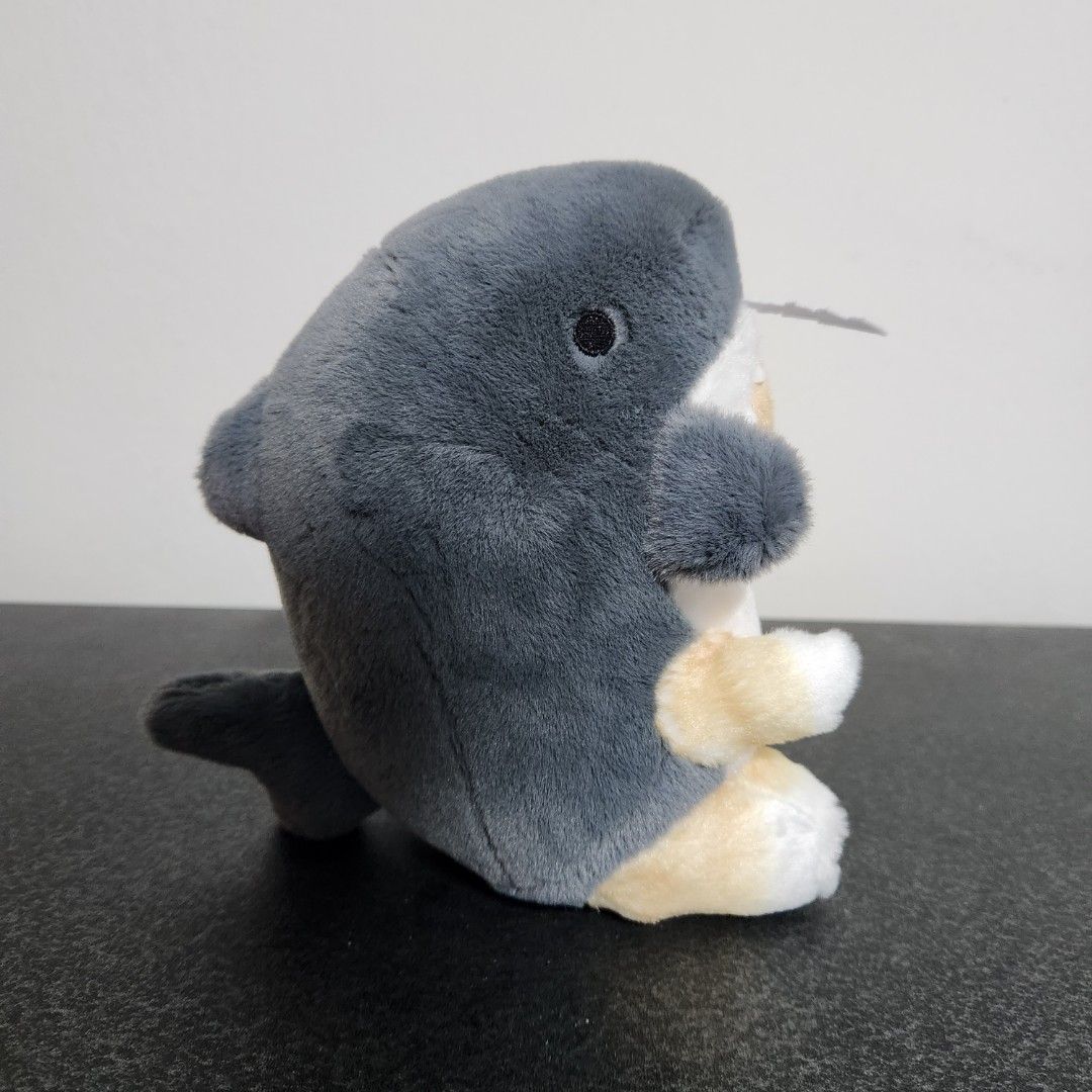 Mofusand Cat with Shark Hat Plush Toy, Hobbies & Toys, Toys & Games on ...