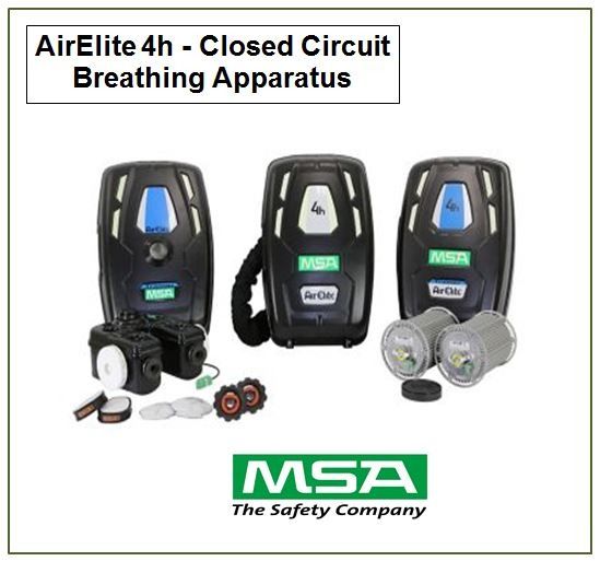 MSA AIRELITE 4H-CLOSED CIRCUIT BREATHING APPARATUS, Commercial ...