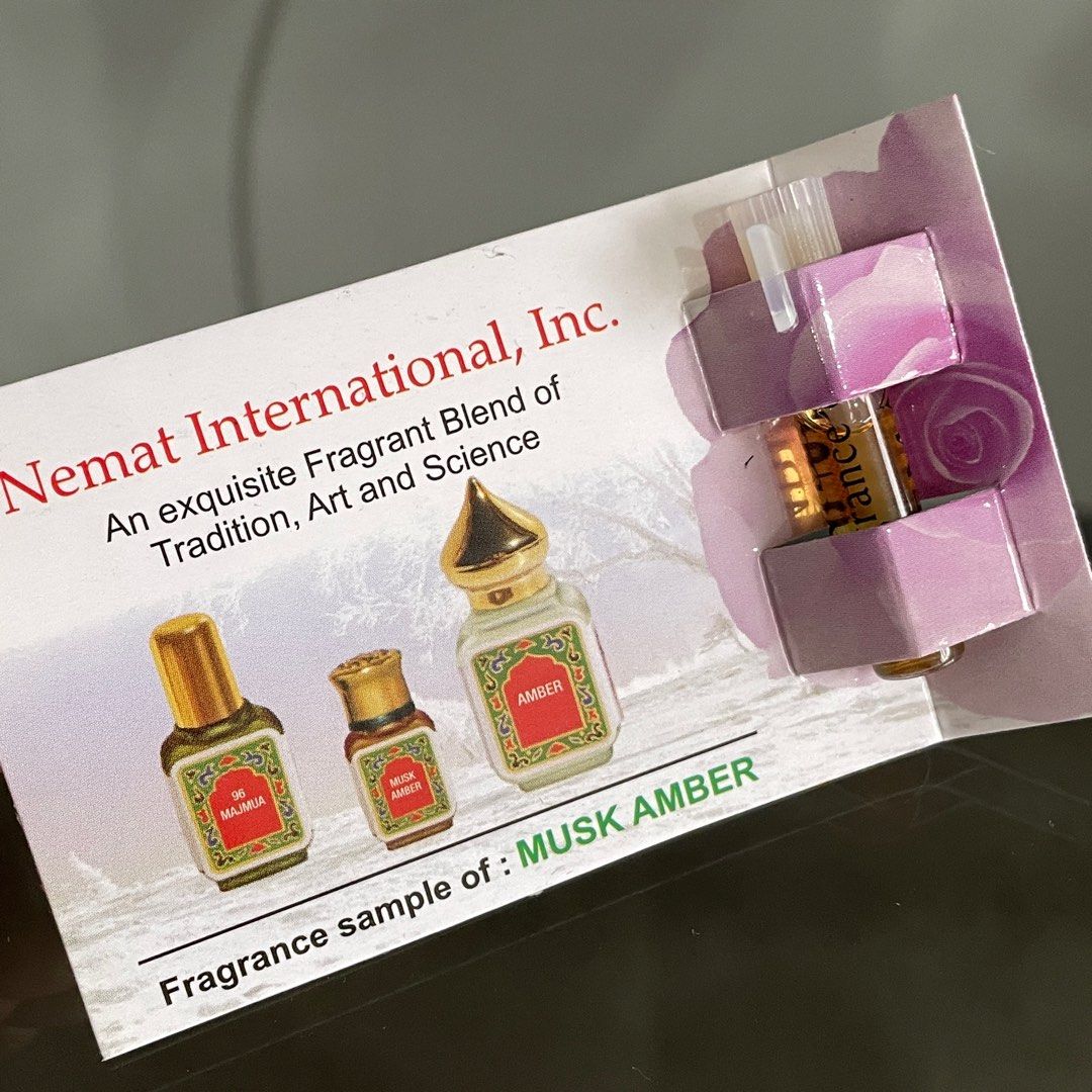 Nemat Amber / Nemat Vanilla Musk Fragrance Oil 10ml, Beauty & Personal Care, Fragrance ...