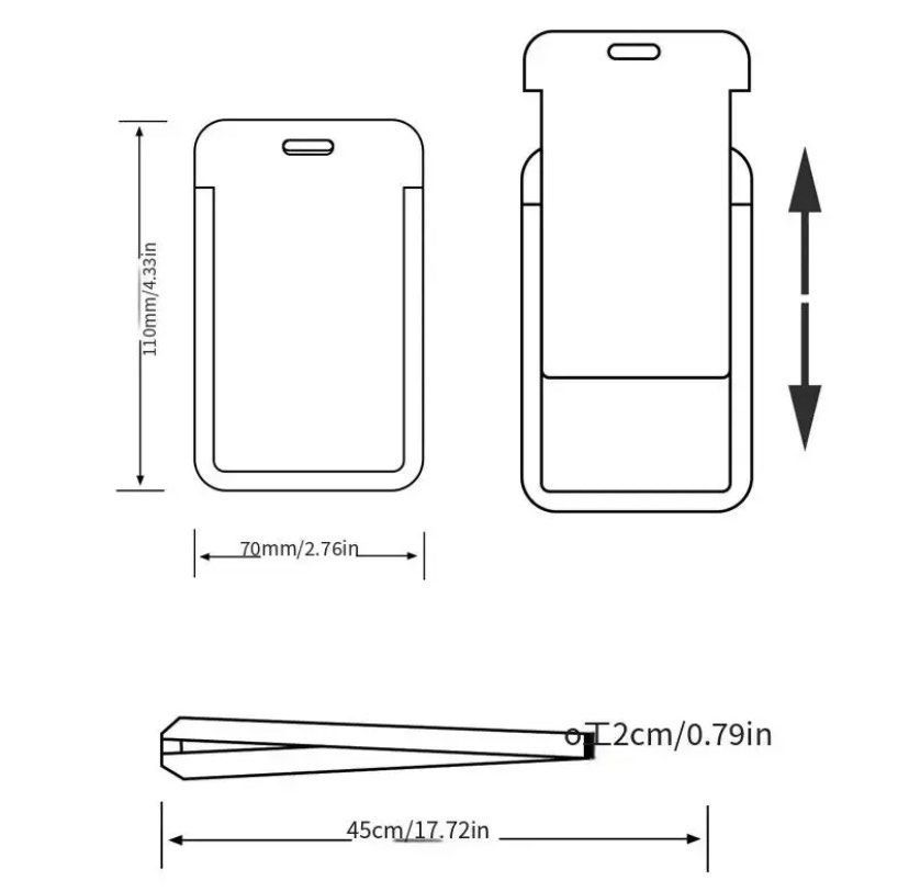 Nike ID Card Card Holder Name Tag Lanyard Keychain Street Wear Card ...