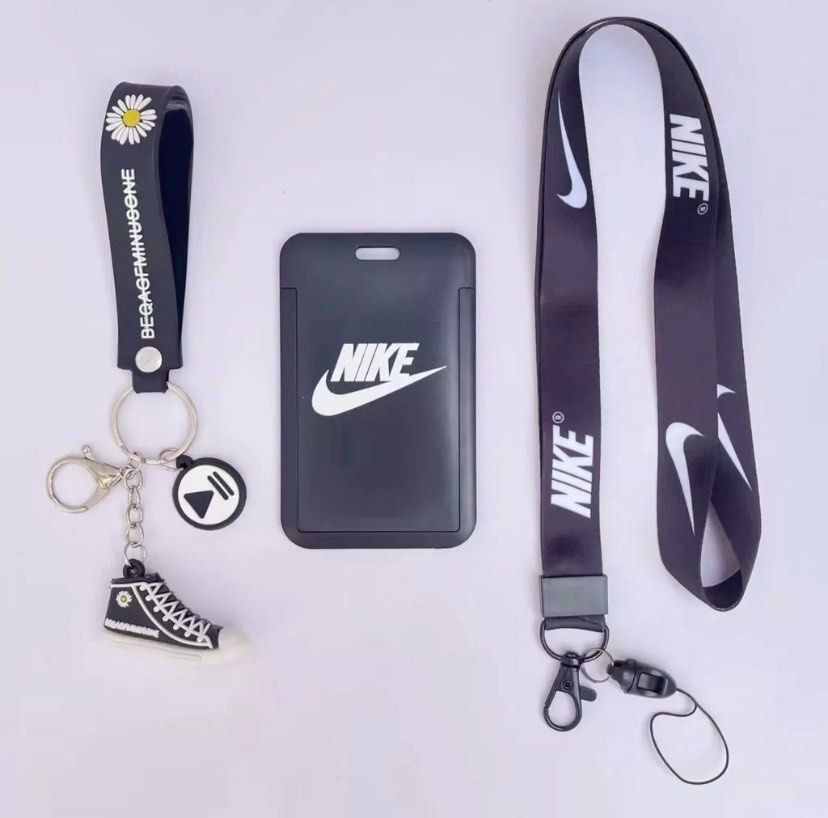 Nike ID Card Card Holder Name Tag Lanyard Keychain Street Wear Card ...