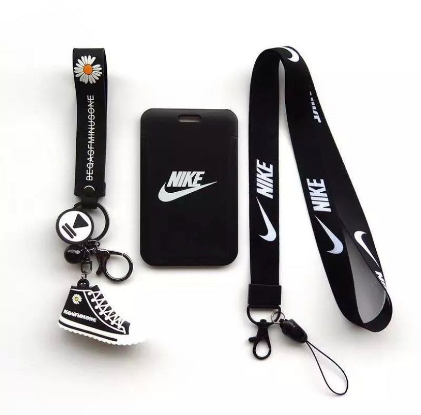 Nike ID Card Card Holder Name Tag Lanyard Keychain Street Wear Card ...