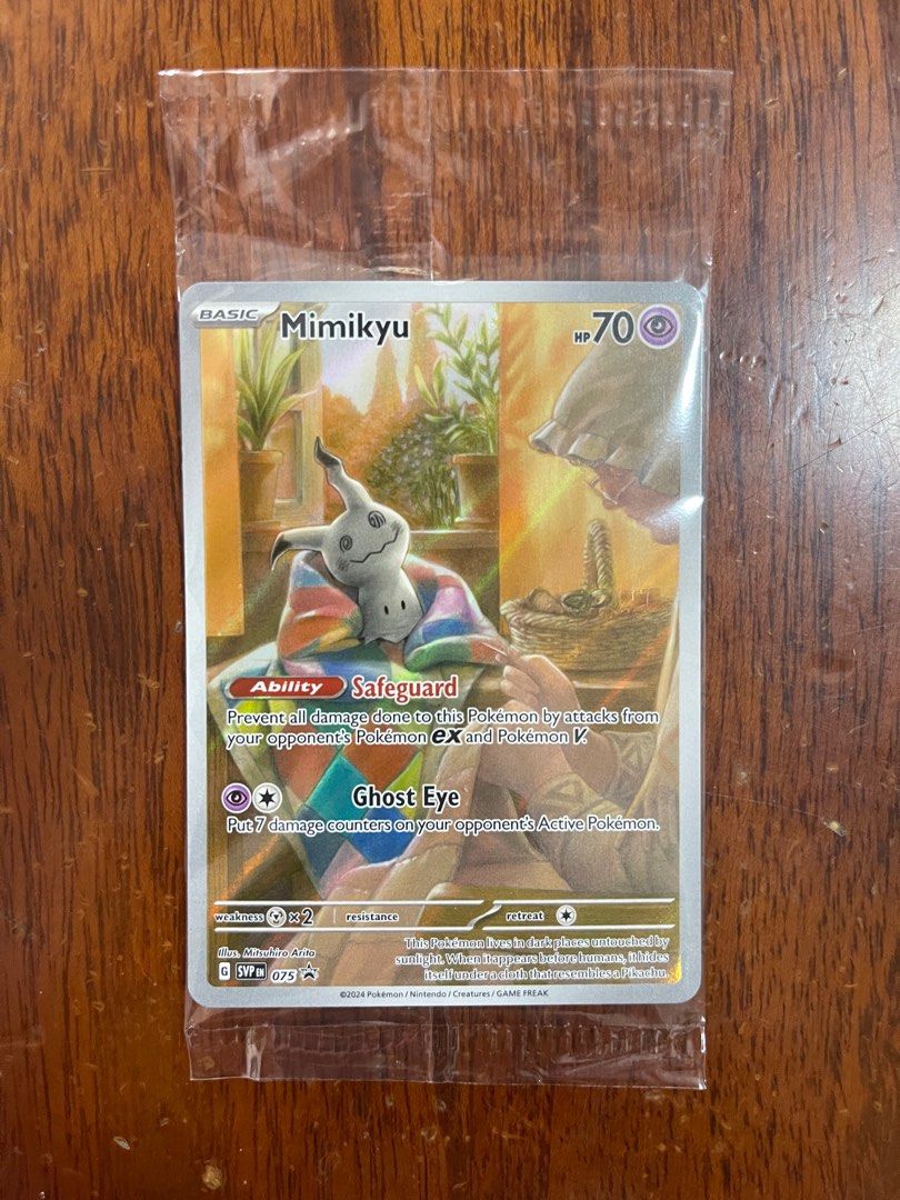 [N/M] Mimikyu (Promo 075) - Pokémon TCG Scarlet & Violet Paldean Fates ...