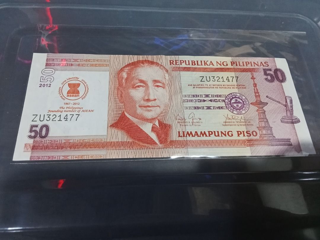 Old 50 Peso Banknote, Hobbies & Toys, Memorabilia & Collectibles ...