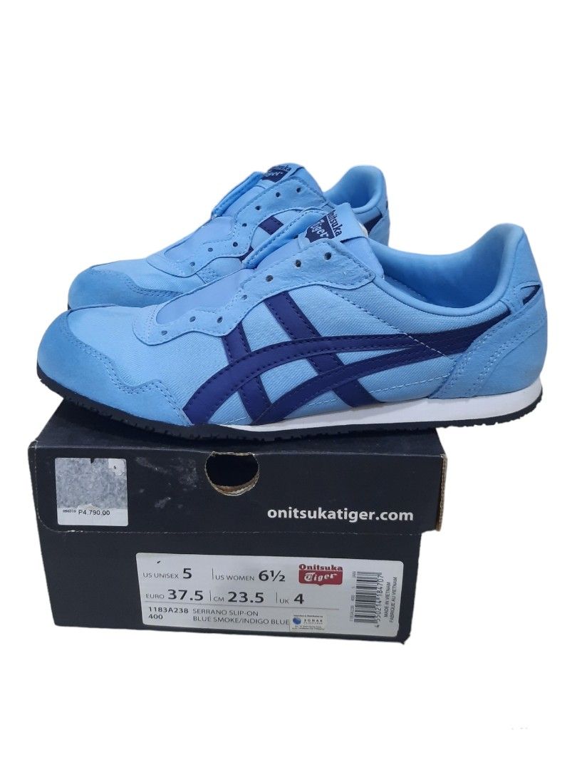 Onitsuka Tiger Light Blue, Women's Fashion, Footwear, Sneakers on Carousell