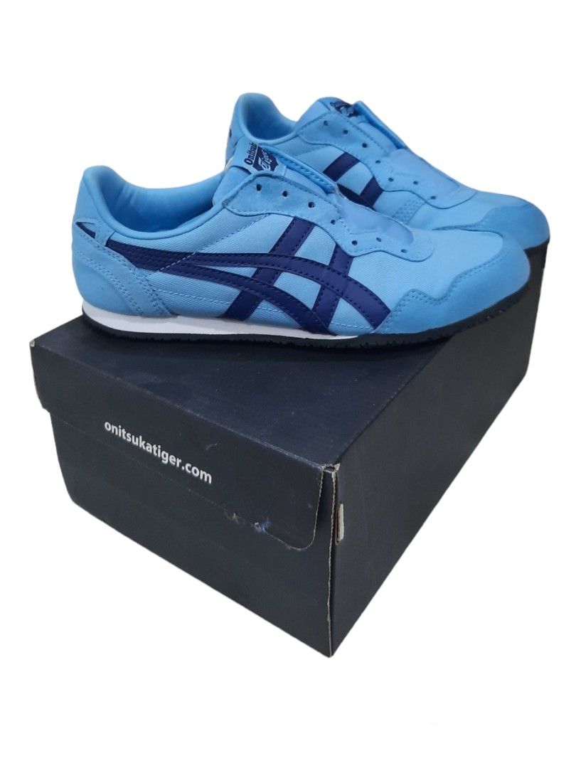 Onitsuka Tiger Light Blue, Women's Fashion, Footwear, Sneakers on Carousell