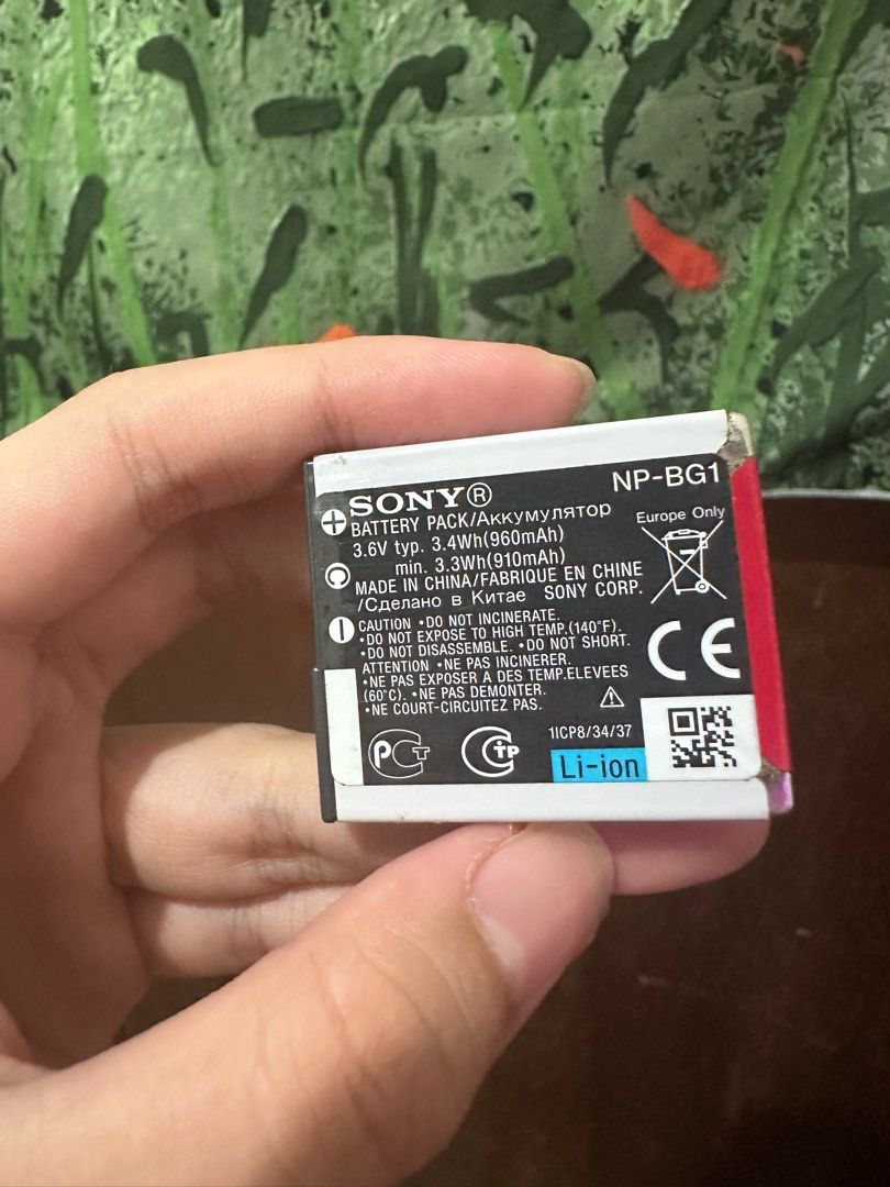 ORIG SONY G-TYPE NP-BG1 BATTERY, Photography, Photography Accessories ...
