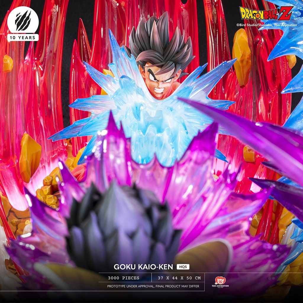 [Overseas Stock] Dragon Ball Tsume Art HQS Goku Kaio Ken VS Vegeta ...