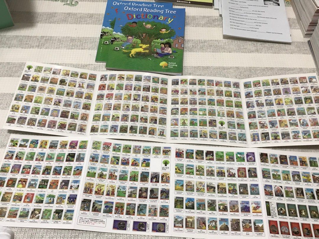 Oxford Reading Tree Level 4 ~ 9 (166 books) + workbooks + big chart ...