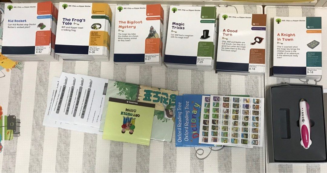 Oxford Reading Tree Level 4 ~ 9 (166 books) + workbooks + big chart ...